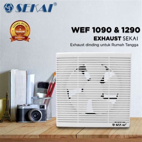 Promo Exhausthexosheksos Fan Sekai Wef 1290 Wall Fan Kipas Dinding