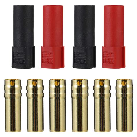 Buy POPETPOP Pcs Bullet Banana Connector Plug And Housing Male Female Plug Set Mm Online At
