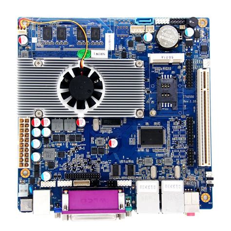 Wholesale Mini Itx X86 Atom D2550 Processor Motherboard With 24bit Lvds