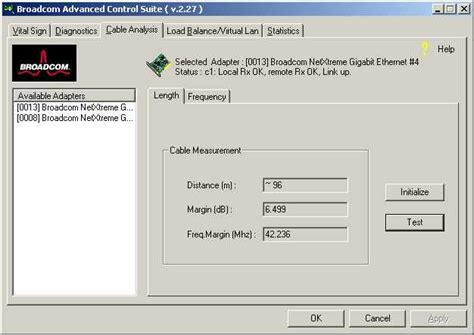 Troubleshooting Broadcom NetXtreme Gigabit Ethernet Adapter User S Guide Broadcom NetXtreme