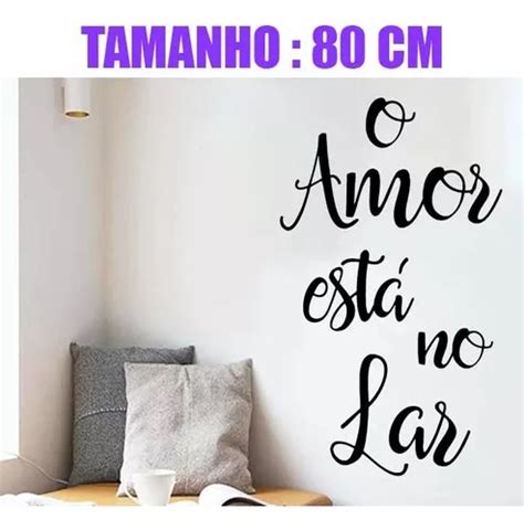 Adesivo Para Parede Frase Desenho Amor Esta Parcelamento Sem Juros