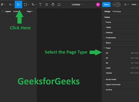 Figma Interface A Beginners Guide Geeksforgeeks