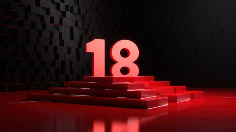 Stand Red Number 18 Standing On Steps Backgrounds  Free Download