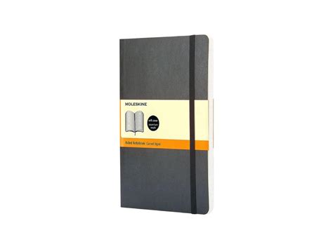 Moleskine Soft Ruled Large Notebook Black [me Qp616en] Dubai And Abu