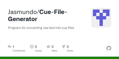 Github Jasmundocue File Generator Program For Converting Raw Text
