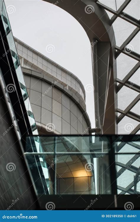 Curves And Lines Intersect Stock Photo Image Of Architecture