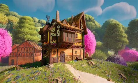 3d Game Environment Level Design 3d Stylized Scene Video Game Map In