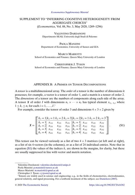 PDF Inferring Cognitive Heterogeneity From Aggregate Choices