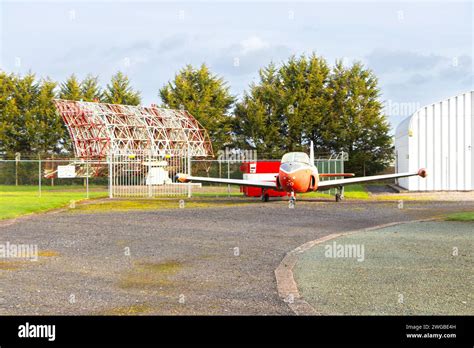 Military Jet In Front Of Large Rectangular Radar Array Mod Hack Green Secret Bunker Cheshire