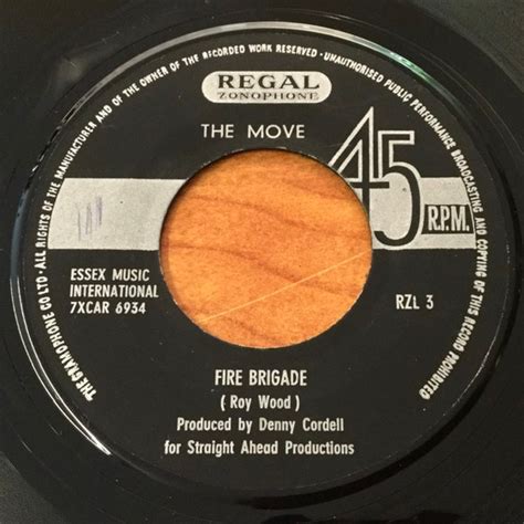 The Move Fire Brigade Large Center Hole Vinyl Discogs