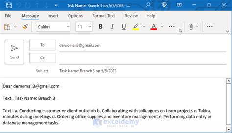 Send Reminder Email Automatically From An Excel Worksheet Using Vba