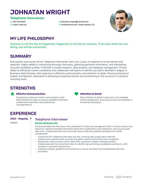 3 Successful Telephone Interviewer Resume Examples And Writing Tips For