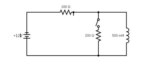 Solved Solve This Rl Circuit With A Natural Response
