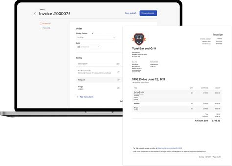 Toast Announces Integrated Invoicing Service Food Truck Operator