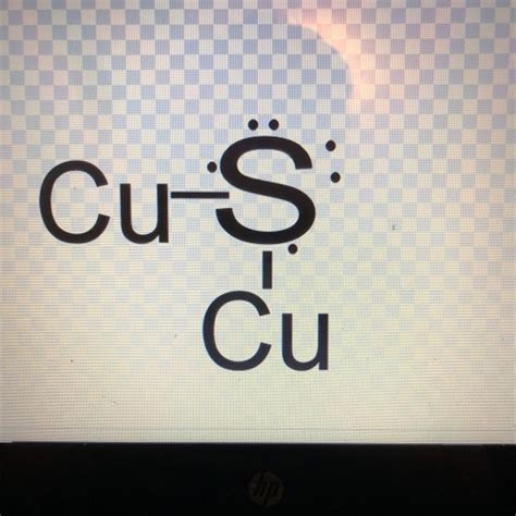 What Is The Lewis Dot Structure For Cu2s