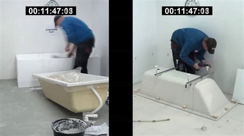 02 Porównanie Montażu Wanien Z Panelem Youtube