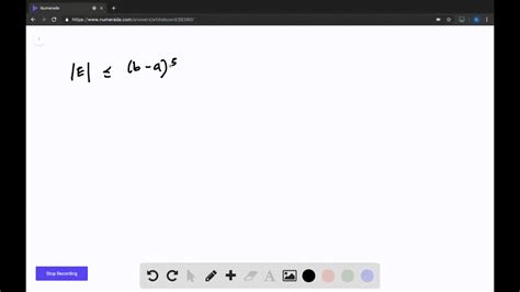 Solvedproof Prove That Simpsons Rule Is Exact When Approximating The