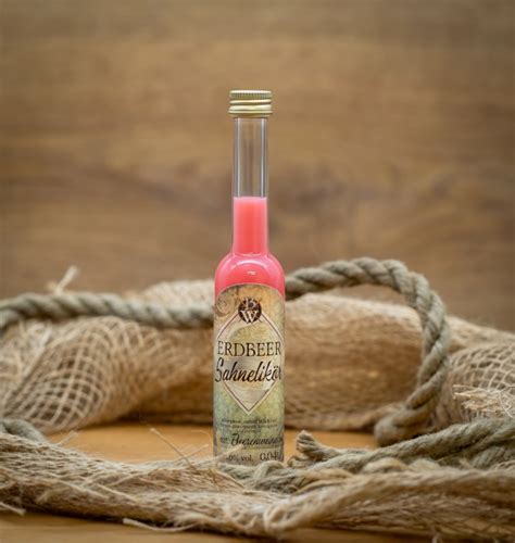 Erdbeer Sahne Likör 004 Liter Probierflasche 103180035