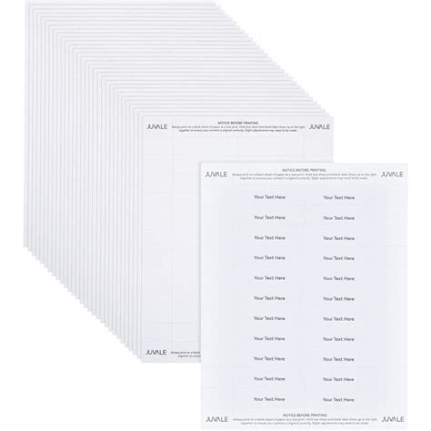 Buy Printable 1x3 Labels Spine Inserts For Self Adhesive Binder Card