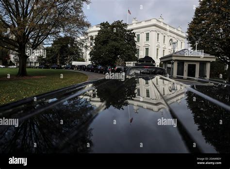 Washington Usa 15th Nov 2020 The Motorcade Waits For President
