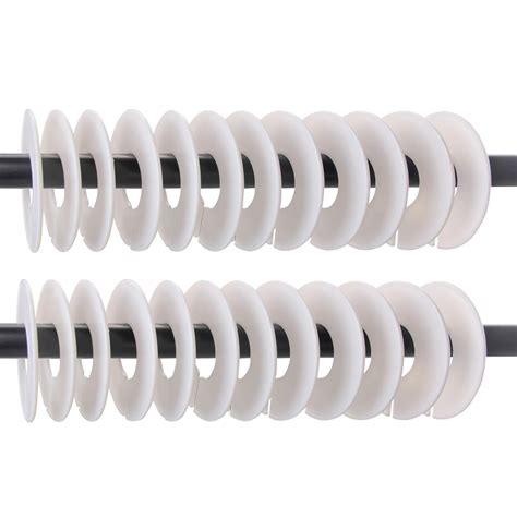 40 шт компл белый круглый Костюмы вешалка Размеры разделители шкаф по выгодной цене с