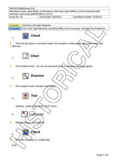 NR NR SIG 10665 MOD 016 ISSUE 1