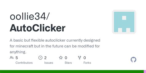 Github Oollie Autoclicker A Basic But Flexible Autoclicker