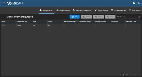 Introduction To Multi Server Configuration Entuity