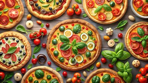 Different Crusts Stock Illustrations 24 Different Crusts Stock