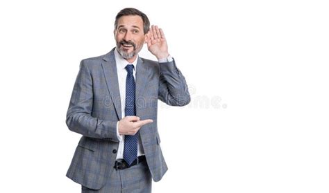 Businessman Man In Suit Businessman Isolated On White Boss Or