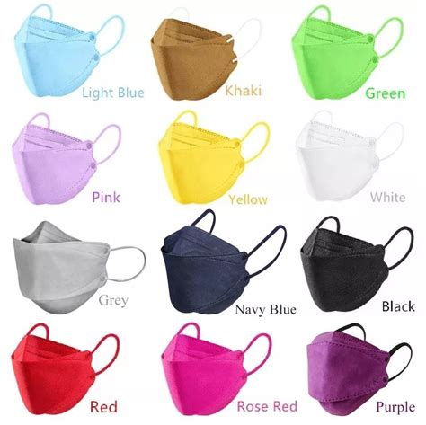 Kf94 Face Mask Korea 4 Layers Disposable Mask Face Kf94 Nonwoven Adults