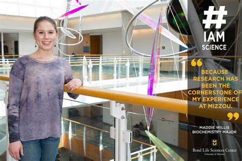 Maddie Willis Iamscience Bond Life Sciences Center