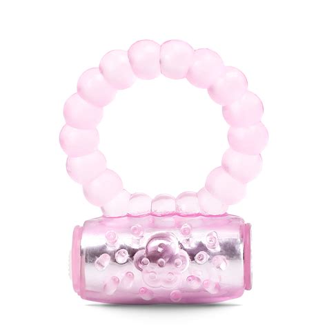 Beaded Silicone Vibrating Ring With Tongue Tease Joyful Delectables