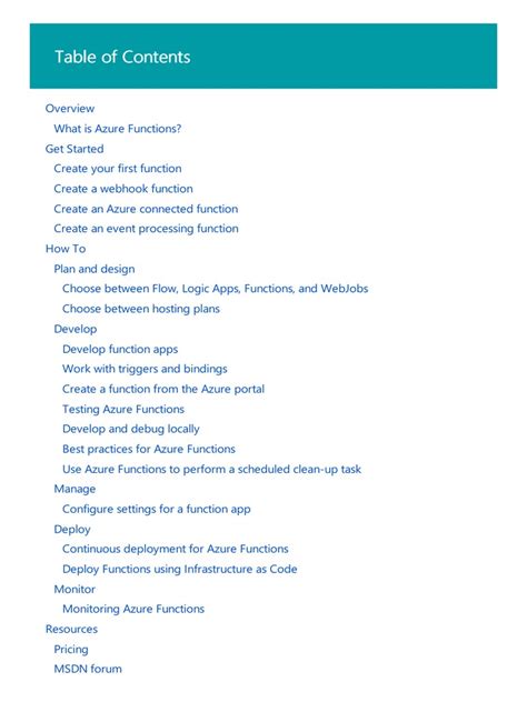 07 azure functions pdf subroutine microsoft azure