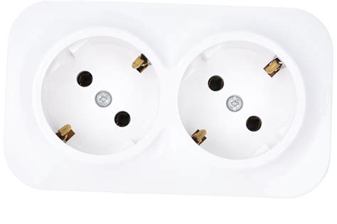 Розеточный блок Legrand двойной с заземлением Legrand Quteo с ...