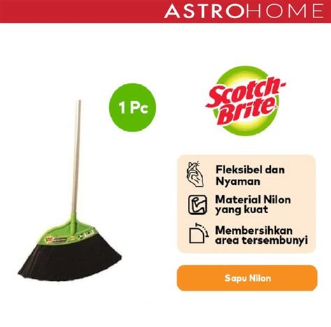 Jual Sapu Lantai Nilon Kipas Set Scotch Brite 3m Nylon Id 471 Di Lapak