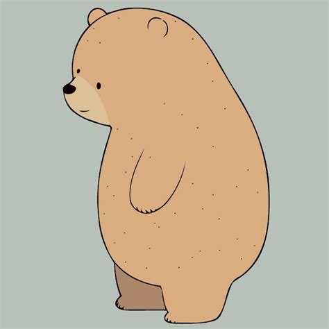 Premium Vector Brown Bear Mammal Animal Body