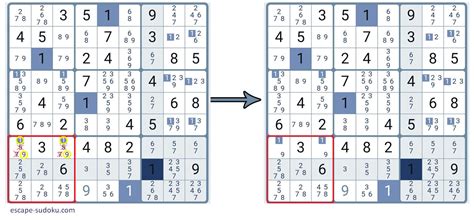 Hidden Pairs Technique — Escape Sudoku