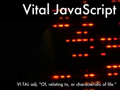 Vital Javascript By Reg Braithwaite