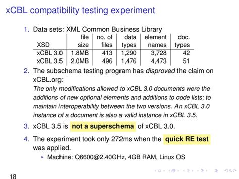 Xml Schema Computations Schema Compatibility Testing And Subschema