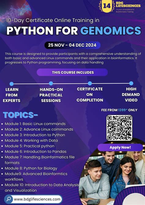 Bdg Lifesciences On Linkedin Pythonforgenomics Genomicsworkshop