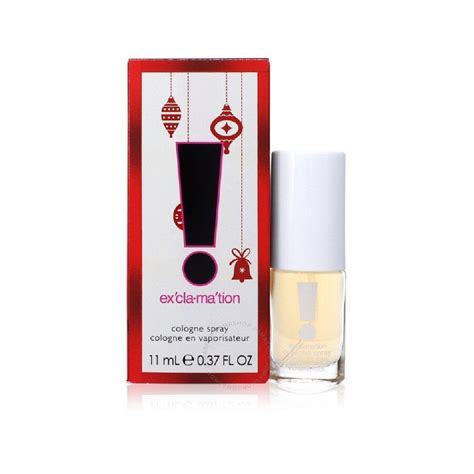 Coty Exclamation Coty Cologne Spray Mini 037 Oz 110 Ml W