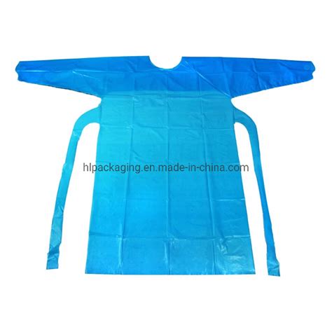 Disposable Isolation Gown Pecpe Blue Disposable Isolation Gown China