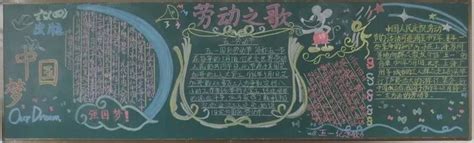 关于五一劳动节黑板报手抄报精选10张 手抄报 爱宝贝网