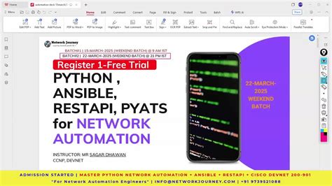 Master Python Network Automation Live Demo Royson Pais