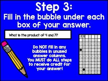 Practice With Response Grids FSA Math By Alison Ross TPT