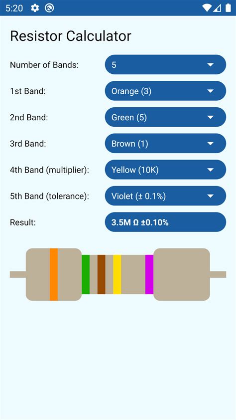 Resistor Calculator Color Re Apk Para Android Descargar