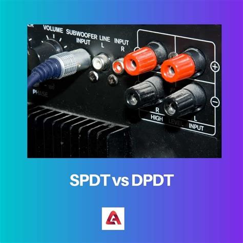 Spdt Vs Dpdt Diferencia Y Comparación