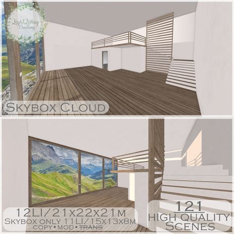 Second Life Marketplace ~llc~ Skybox Cloud 11 12li 121 Hq Scenes