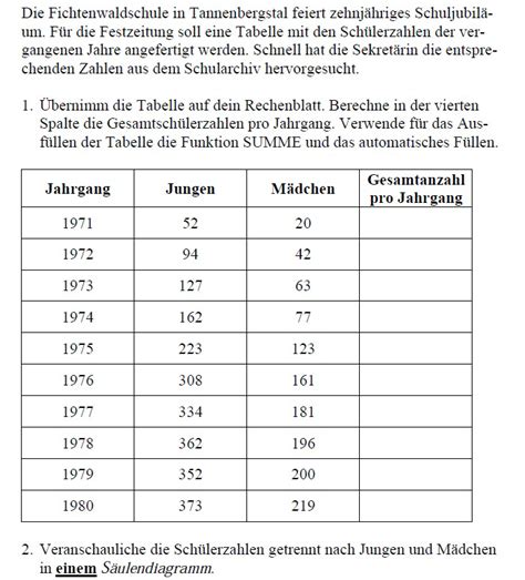 Baustein7 Darstellen mehrerer Datenreihen in einem Säulendiagramm